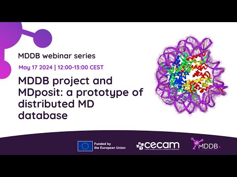 First MDDB webinar recording now online – MDDB